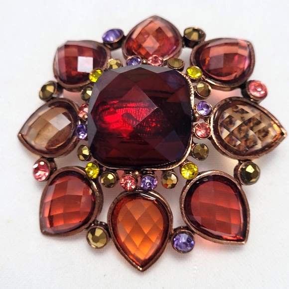 dell ollio | Jewelry | Linea By Louis Dellolio Multi Color Pin | Poshmark